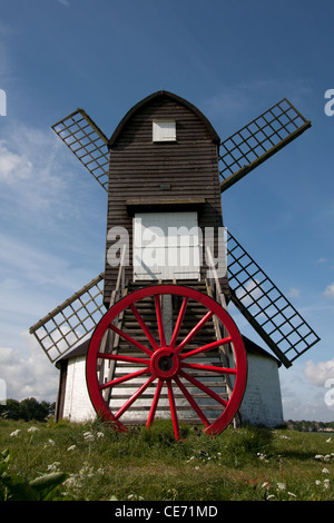 Pitstone Windmill, Ivinghoe, Buckinghamshire, England. This old post ...