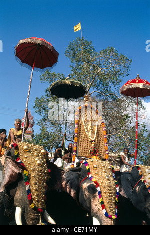 elephant decoration Trichur pooram puram Festival lord krishna statue ...