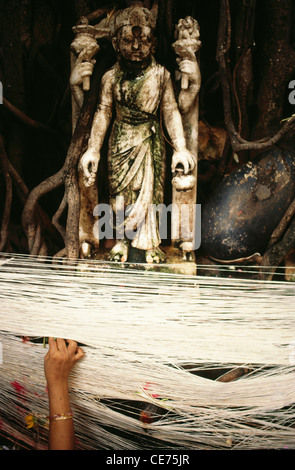 Vat Savitri, women tying thread to Banyan tree. Gram Sanskruti Udyan ...