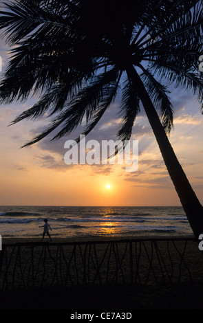 Sunset on Kalutara beach, Sri Lanka Stock Photo - Alamy