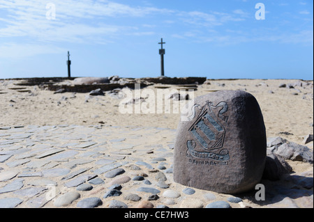 Cape Cross monument where the Portuguese Diego Câo landed and claimed ...