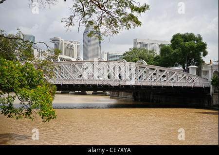 Anderson suspension bridge, Singapore Stock Photo - Alamy