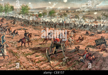 From the painting called Hancock at Gettysburg by Thure de Thulstrup ...