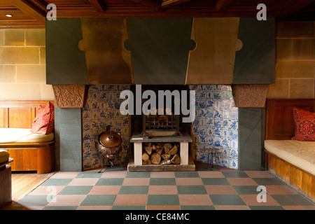 The interior of Blackwell house, filled with fine examples of the Art ...
