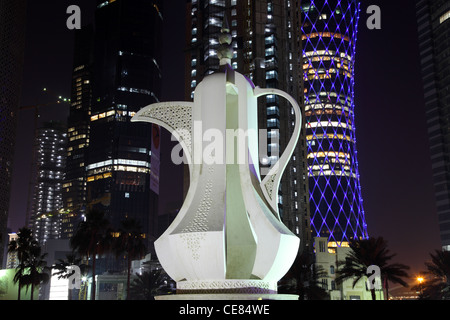 Traditional arabic coffee Doha, Qatar Stock Photo - Alamy