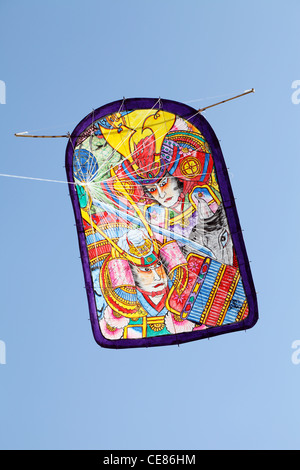 Japanese traditional paper kite and blue sky Stock Photo - Alamy