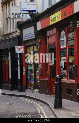 London West End side street Stock Photo - Alamy