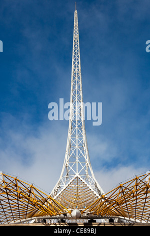 Detail of the spire at Victoria Arts Centre Melbourne Australia Stock ...