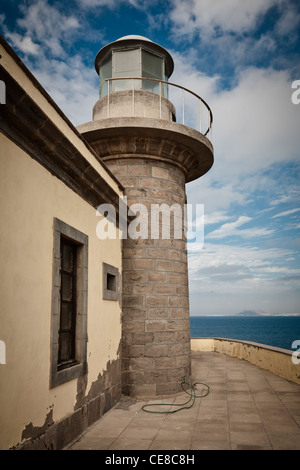 Faro de Isla de Lobos - Lobos Lighthouse Stock Photo - Alamy