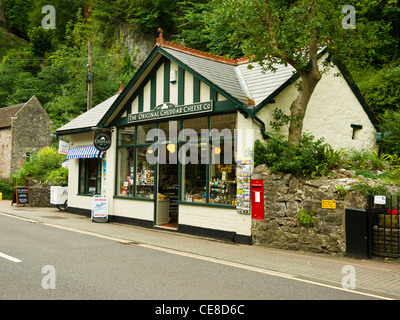 Cheddar Gorge Cheese Shop in Cheddar Somerset England Stock Photo - Alamy