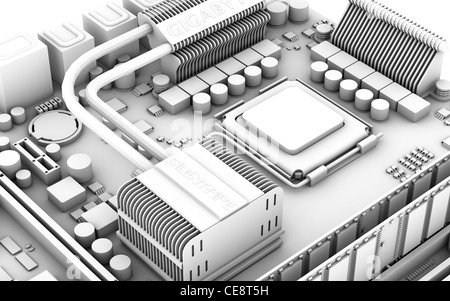 Motherboard Computer artwork main circuit board motherboard personal ...
