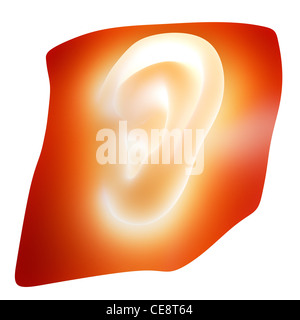 Human ear computer artwork could represent growing new human organs in ...