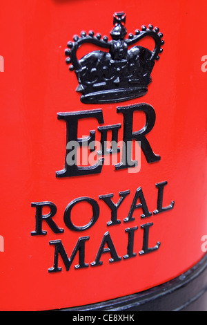 Red Post box Gibraltar Post Office Stock Photo - Alamy