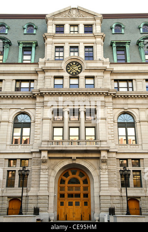 John Adams Courthouse building facade with arched entrance and ...