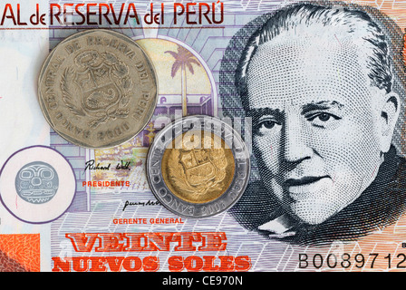 twenty sols, Peruvian sol, Peruvian currency, Peruanischer Sol ...