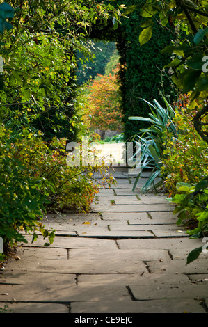 Country Pathway. A pathway leading through English countryside Stock ...