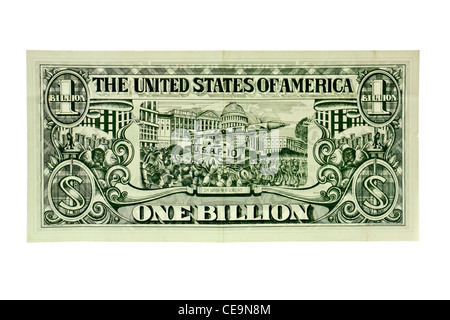 One Billion dollars One Billion dollar note from the reserve bank of ...