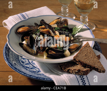 Rhenish blue mussels Stock Photo - Alamy