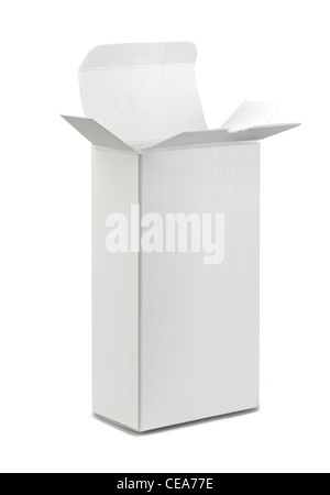 Open Cardboard Box with Business News on Smart Phone, vector ...