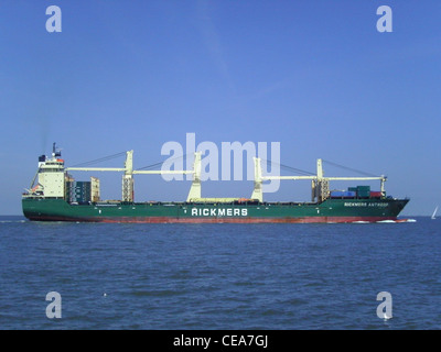 The Rickmers Antwerp is a heavy multi-purpose container carrier ...