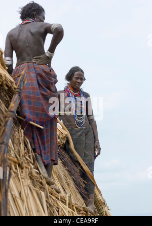 Mature Arbore Tribe Woman, Omo Valley, Ethiopia Stock Photo - Alamy