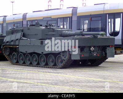 The Leopard 2 is a German main battle tank (Kampfpanzer) developed by ...