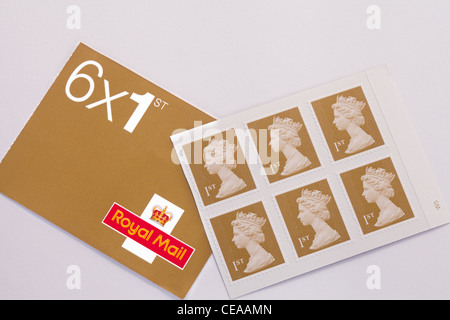English First class Stamp Stock Photo - Alamy