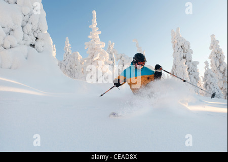 Syote; Skiing; Finland Stock Photo - Alamy