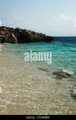 Adriatic sea in Dingac Borak, Peljesac peninsula, Croatia Stock Photo ...