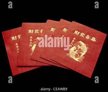 New Year red envelopes Stock Photo - Alamy