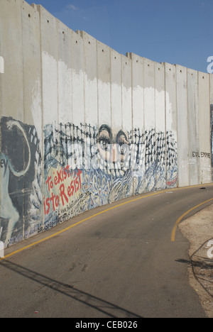 Border crossing between Jerusalem and Bethlehem, West Bank, Jerusalem ...