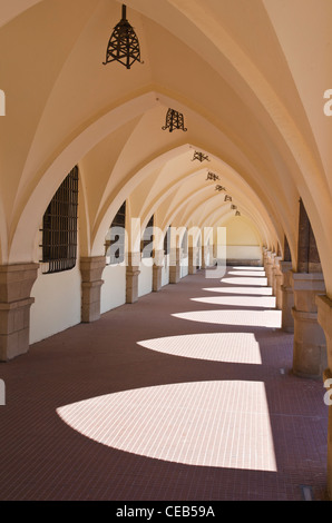 Detail of The Italian era Provincial Government building, Rhodes Town ...