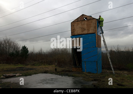 pigeon loft dookit glasgow scotland Stock Photo - Alamy