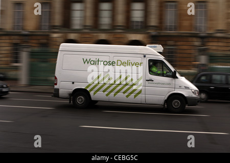 View of Waitrose Delivery Van, London, Britain,December 2020 Stock ...