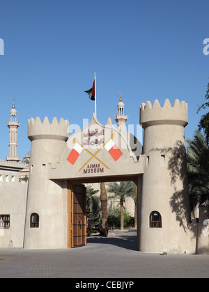 Ajman, United Arab Emirates. Ancient Old Stone AlMurabbaa Watchtower Of ...
