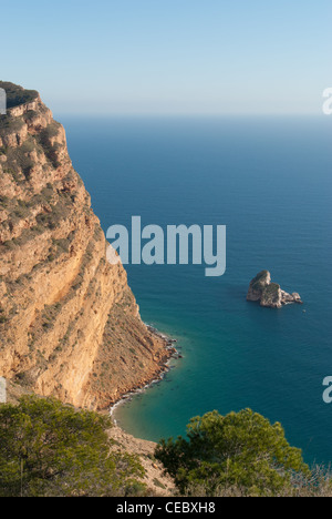 High cliff coast of Sierra Helada nature park Stock Photo - Alamy