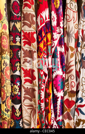 Turkish embroidered fabrics at Arasta Bazaar, Sultanahmet, Istanbul ...