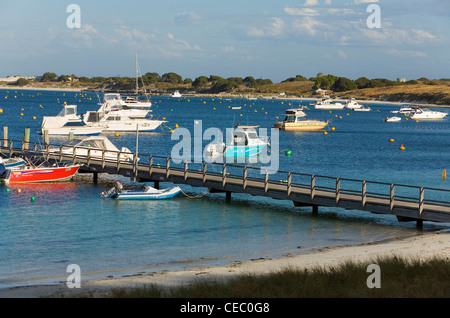 Boats moored at Thomson Bay - the main settlement on Rottnest Island ...
