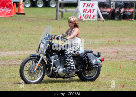 Motorcycle barrel roll event in Myrtle Beach South Carolina USA Stock ...