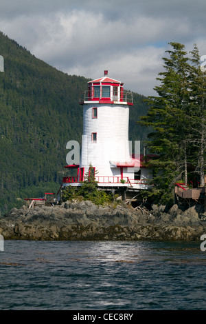Alaska, Rockwell Lighthouse Sitka Sound, United States Stock Photo - Alamy