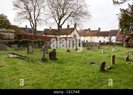 Graveyard of St Mary's church, Puddletown, Dorset, England Stock Photo ...