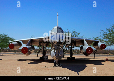 Convair B-58 Hustler supersonic jet bomber at the Pima Air Museum Stock ...