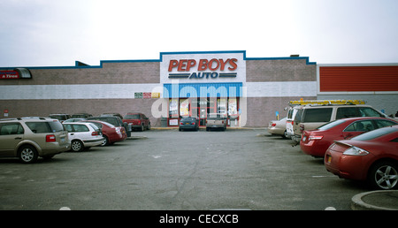 Pep Boys auto parts store in Brooklyn NYC Stock Photo - Alamy