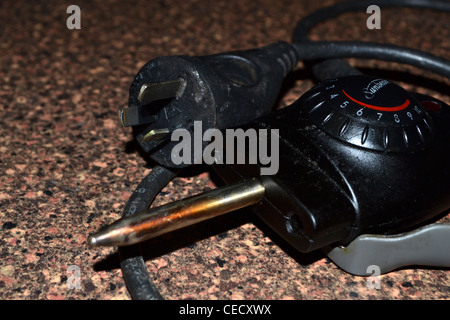 Frying pan electric cord plugin Stock Photo - Alamy