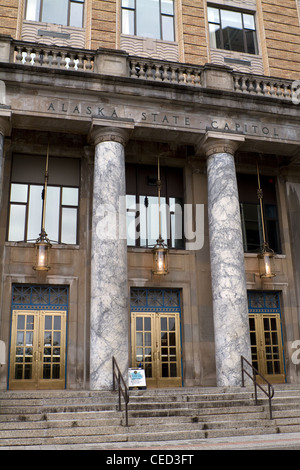 State capitol building, downtown, Juneau, Alaska, USA Stock Photo - Alamy