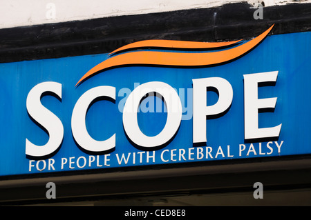 A Scope Charity Sign Stock Photo - Alamy