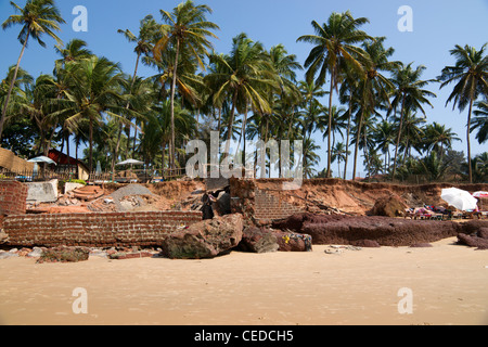 Coastal erosion at Sinquerim, Goa, India Stock Photo - Alamy