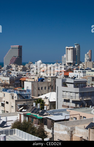 Israel, Tel Aviv, elevated view of downtown Stock Photo - Alamy