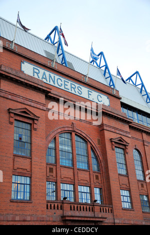 Listed building and stadium of Glasgow Rangers football club in ...