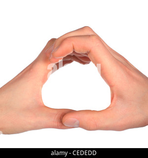 hands represents letter S from alphabet Stock Photo - Alamy